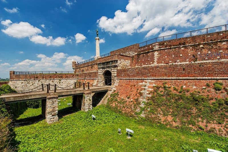 Belgrade Fortress and Kalemegdan Park Stock Image - Image of leaf ...