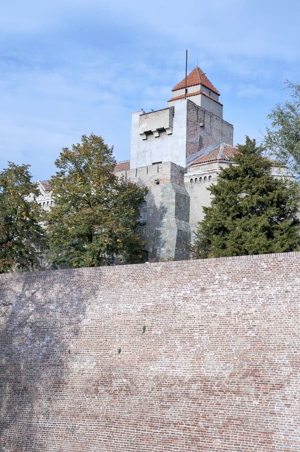 Belgrade Kalemegdan Fortress Castle Stock Image - Image of orange, dusk ...