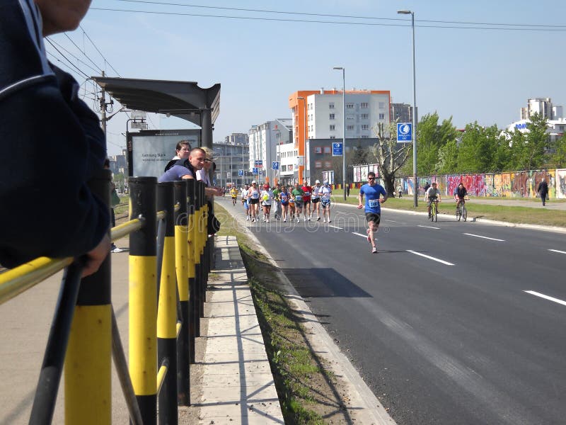 Belgrade Marathon 3 editorial image. Image of compete - 14113070