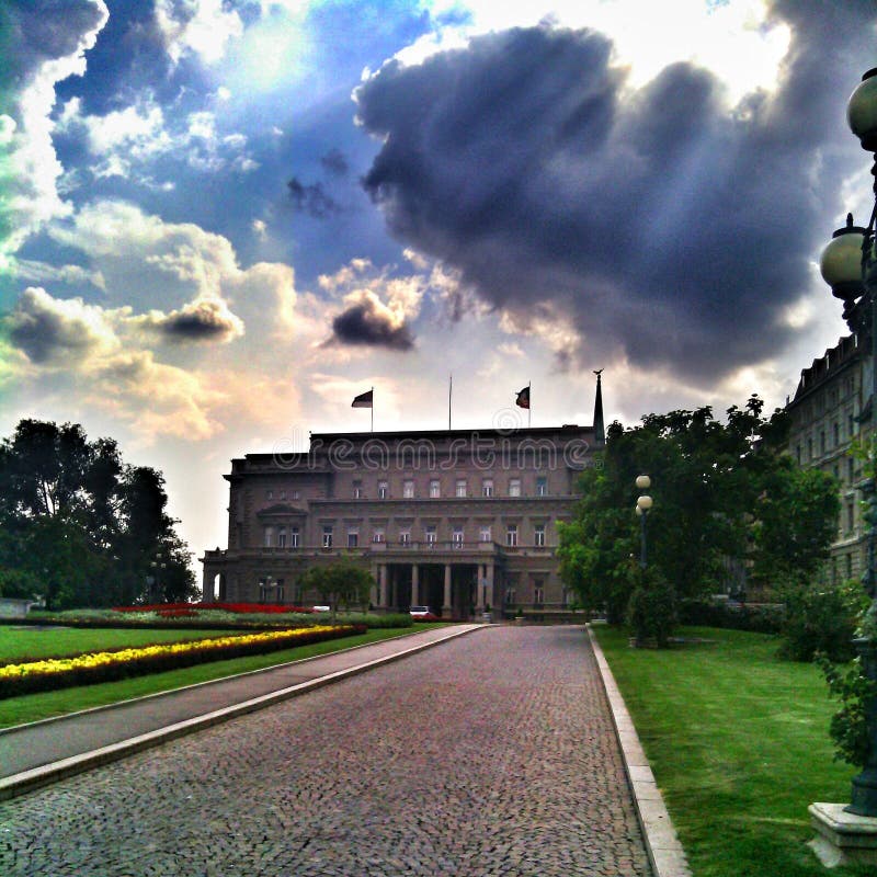 Belgrade stock photo. Image of landmark, palace, belgrade - 42835866