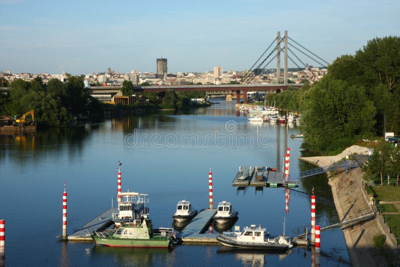 Belgrade panorama stock photo. Image of river, tourisme - 49210140