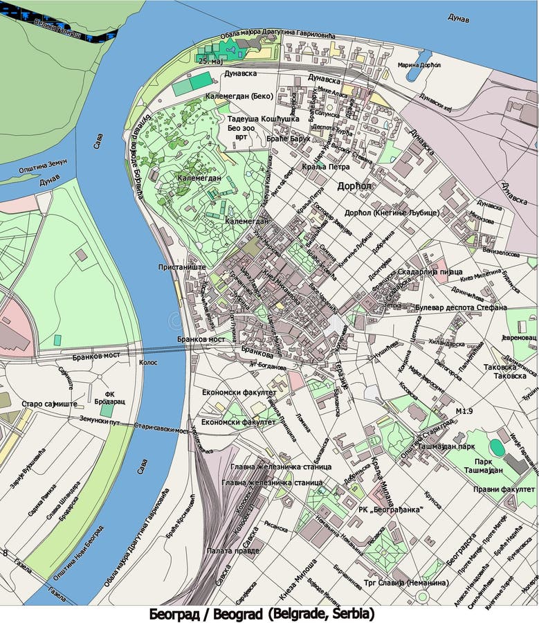 Belgrade Serbia Europe Hi Res Aerial View Stock Illustration ... Belgrade Serbia Europe Hi Res Aerial View Stock Illustration ...