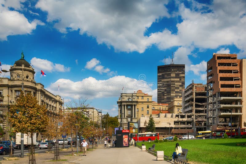 Belgrade, Serbia 07/09/2017: Government of the Republic of Serbia ...