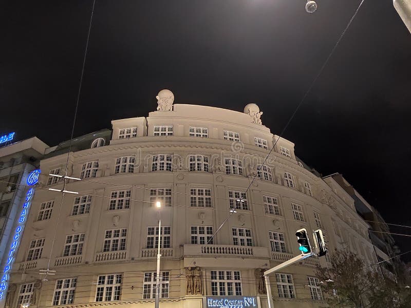 Belgrade Serbia Main Square Nice White Facade Stock Photo - Image of ...