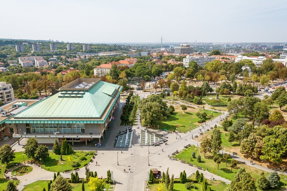 Belgrade, Serbia 11/09/2017: National Library of Belgrade Editorial ...