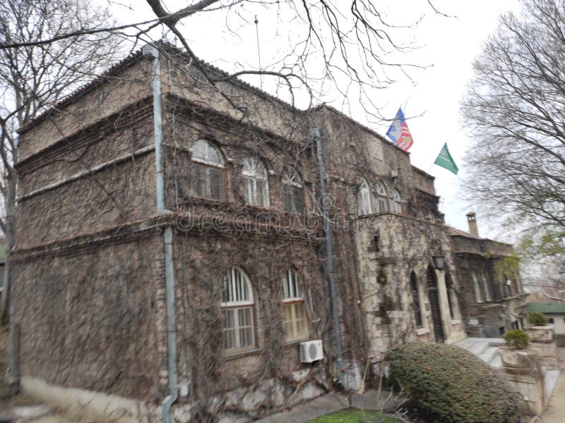 Belgrade Serbia ZOO Park Main Building Stock Image - Image of main ...