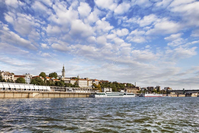 Savamala Ship Dock on Sava River with Old Crane Vessels Towboats Barges ... Savamala Ship Dock on Sava River with Old Crane Vessels Towboats Barges ...