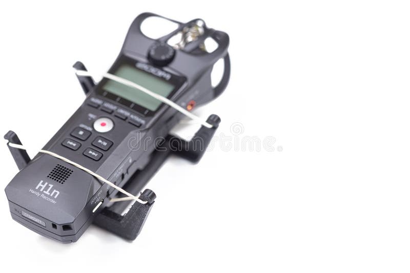 Belgrade - 20.02.2022 - Zoom H1n Recording Device Isolated Above White ...