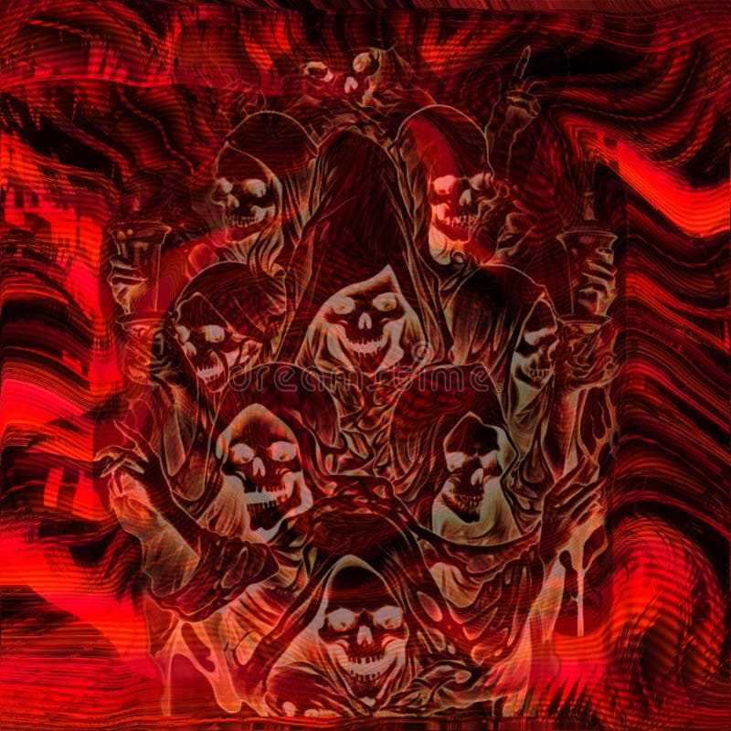 Belial Darkness within Lucifer Stock Illustration - Illustration of ...