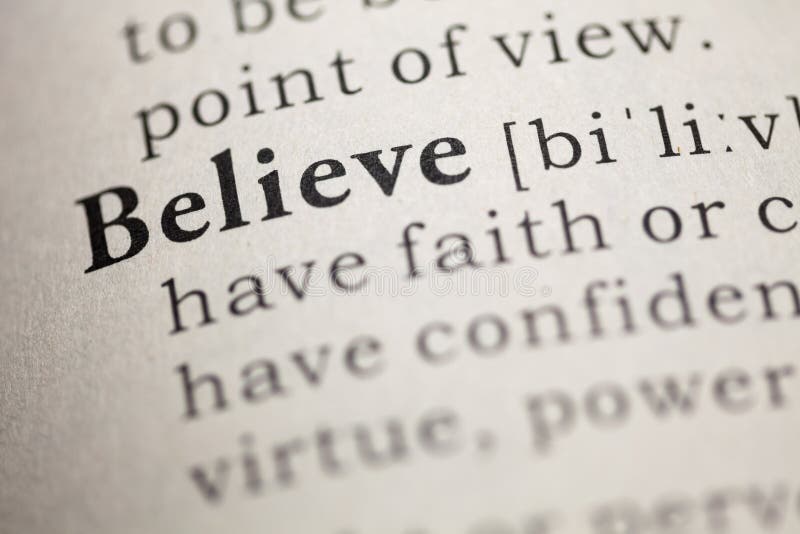 Believe stock photo. Image of believe, information, macro - 31592514
