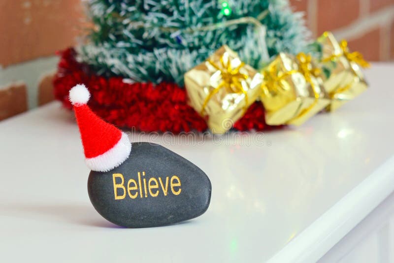 Believe in Santa Concept stock photo. Image of culture - 104099180