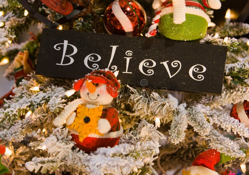 Believe Tree Sign stock photo. Image of sign, globe, believe - 7464606