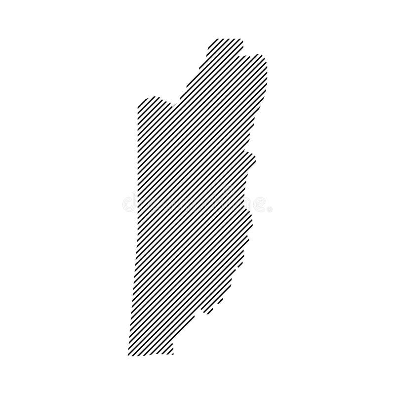 Belize country map icon stock illustration. Illustration of political ...