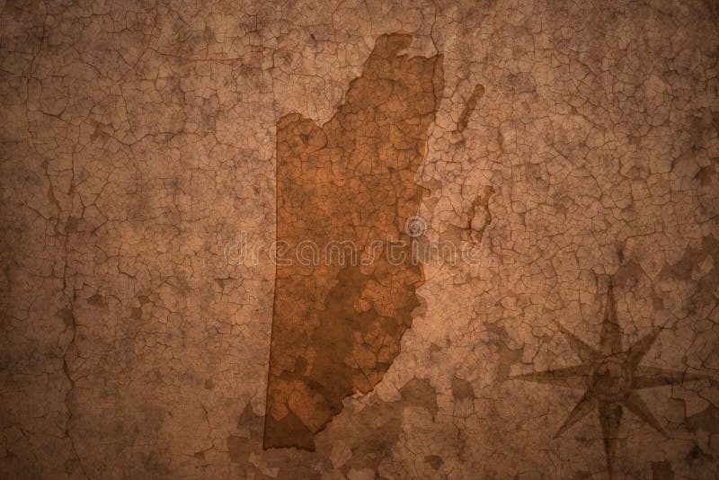 Belize Map on a Old Vintage Paper Background Stock Illustration ...