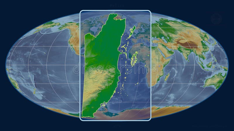 Belize outline map stock vector. Illustration of atlas - 105511305