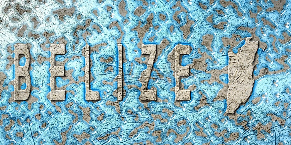 Belize Water Management Concept Stock Illustration - Illustration of ...