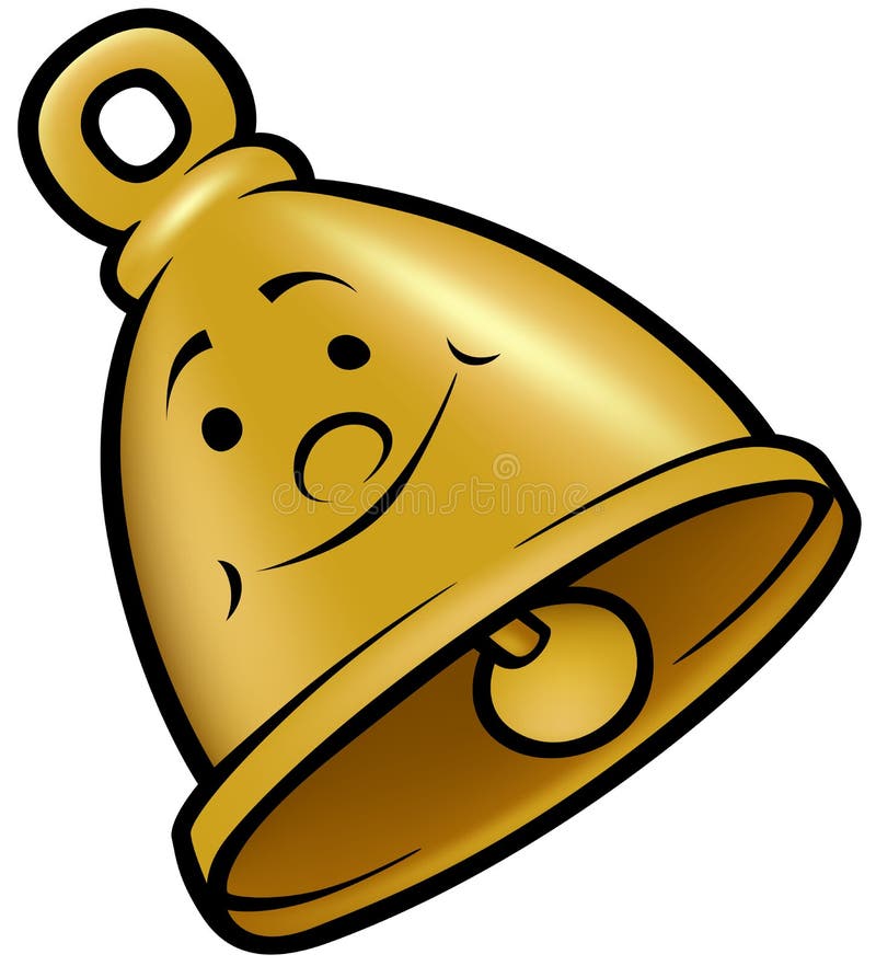 School Bell Cartoon stock vector. Illustration of doorbell - 64162431