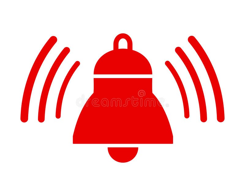 Bell, alarm icon stock vector. Illustration of clock - 306045976