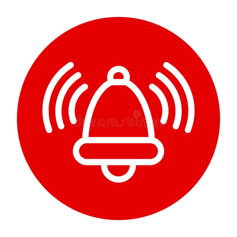 Bell, alarm icon stock vector. Illustration of bell - 306045996