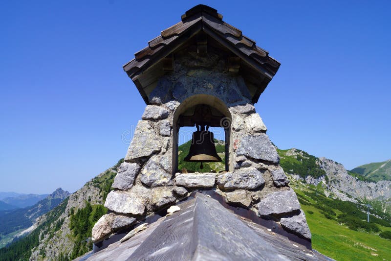 Bell in the Alps, at a House Stock Image - Image of hiking, bell: 42528455