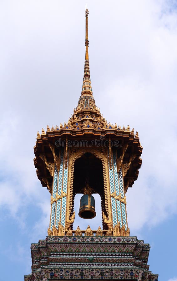Bell stock image. Image of palace, castle, statue, buddhism - 40388207