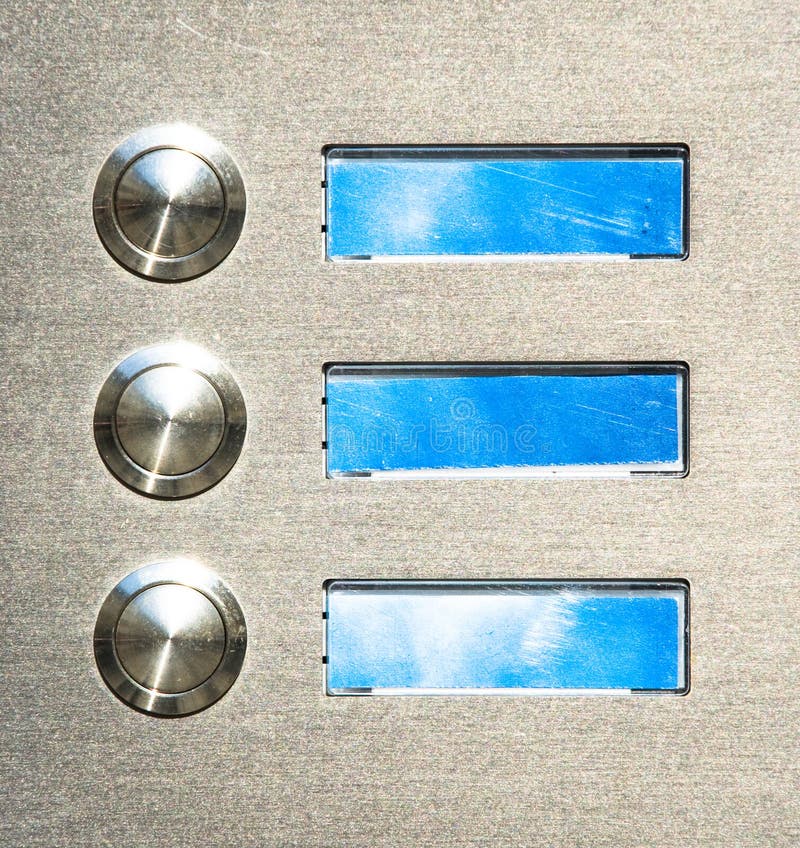 Bell button stock photo. Image of empty, doorbell, metallic - 28351024