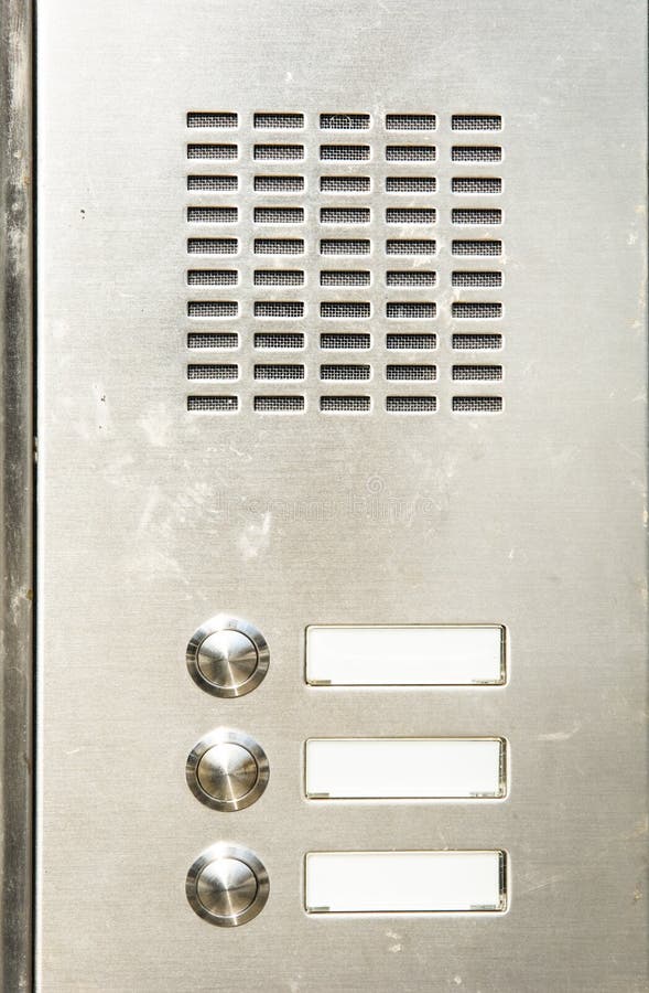 Bell button stock photo. Image of doorbell, metallic - 28461112