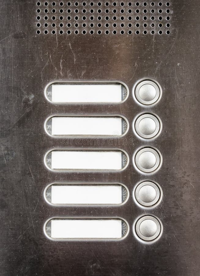 Bell button stock image. Image of doorbell, color, nameplate - 49756927