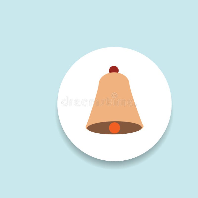 Bell Button. Vector Illustration Decorative Design Stock Vector ...