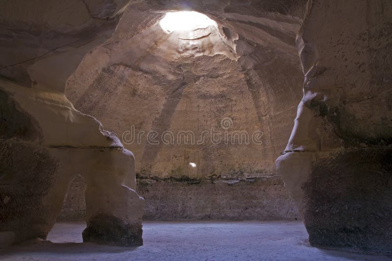 Bell Cave at Beit Guvrin stock photo. Image of israel - 10356246