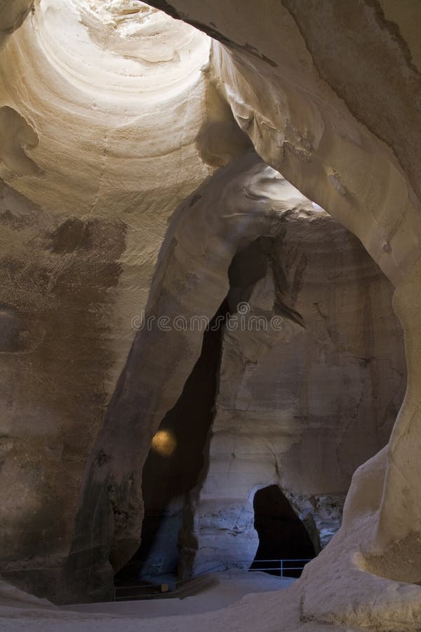 Bell Cave at Beit Guvrin stock image. Image of quarry - 10431131
