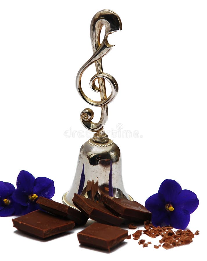 Bell and chocolate stock image. Image of handbell, chocolate - 11511685
