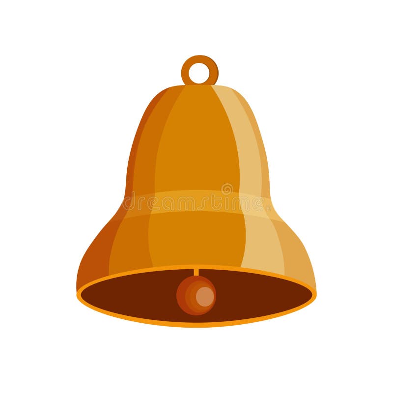 Bell Clipart. Bell Isolated Simple Clipart Stock Illustration ...