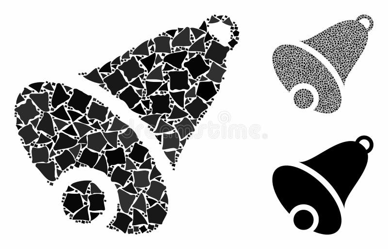 Bell Composition Icon of Humpy Elements Stock Vector - Illustration of ...