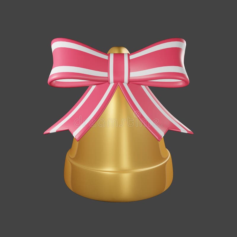 Bell 3d render stock illustration. Illustration of bells - 281046794