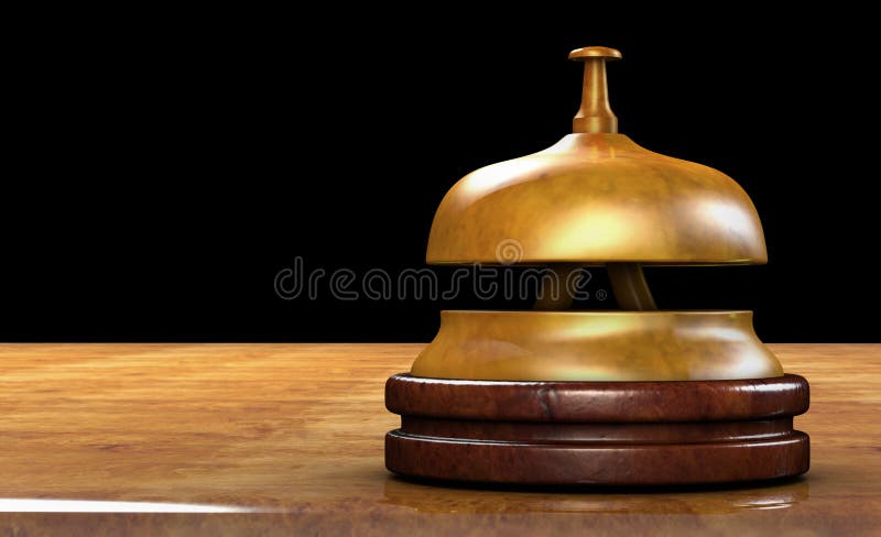 Bell Desk stock illustration. Illustration of clipart - 6755739