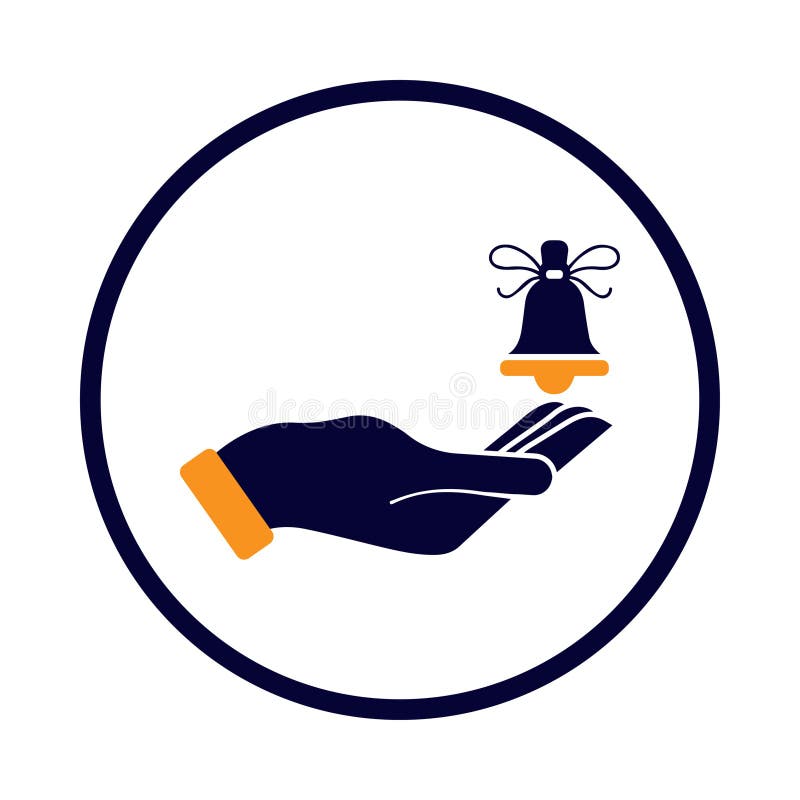 Bell, Doorbell, Ring, Hand, Bell Ring Doorbell Hand Bell Icon Stock ...