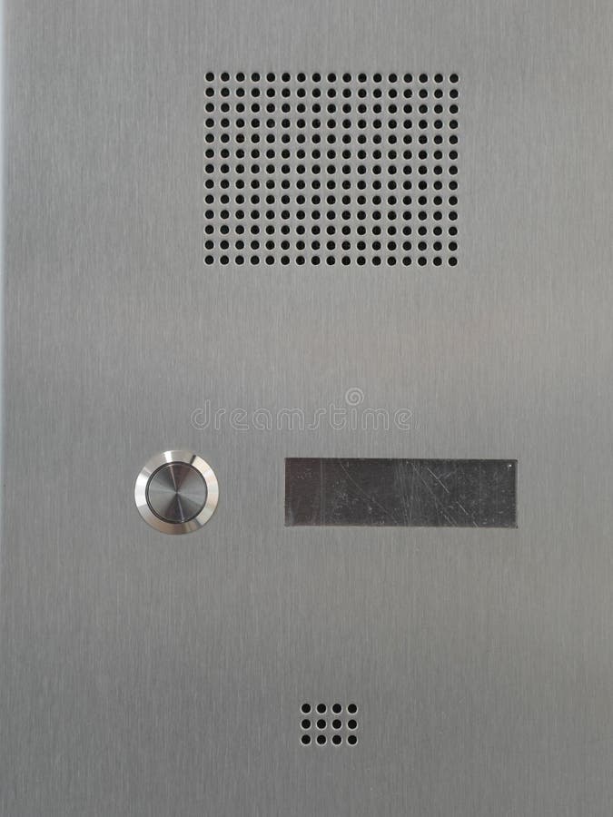 Bell entry phone stock image. Image of residential, intercom - 76509217