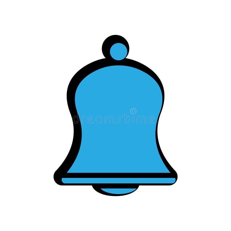 Bell Flat Icon. Winter Symbol. Simple Design Editable. Vector ...