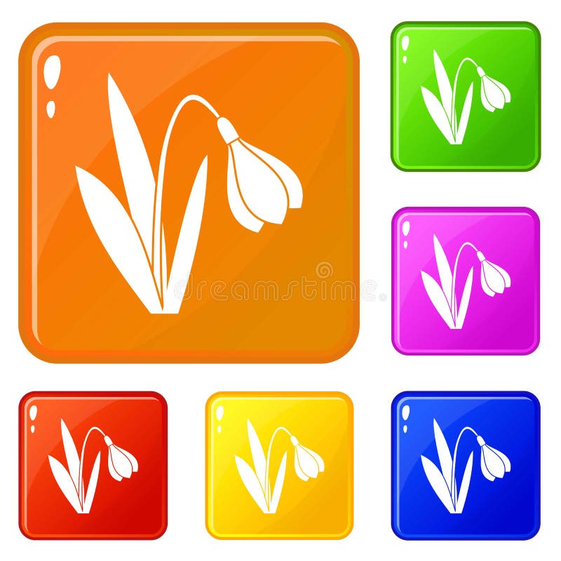 Bell Flower Icon Digital Green Stock Vector - Illustration of object ...