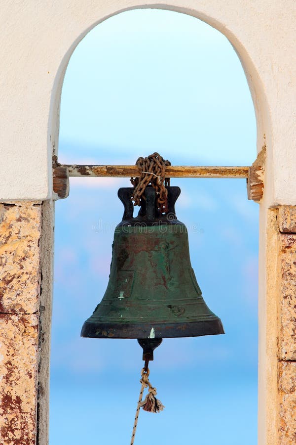 Church Bells stock photo. Image of ionian, greece, christianity - 17090546