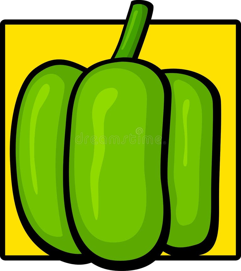 Bell Pepper Green Chili Stock Illustrations – 5,409 Bell Pepper Green ...