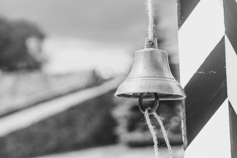 The bell hangs on a rope stock image. Image of buddha - 136418079