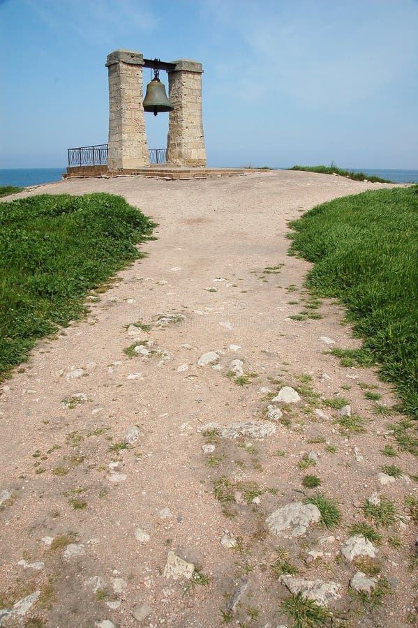 Bell on a hill stock image. Image of ship, transportation - 21432329