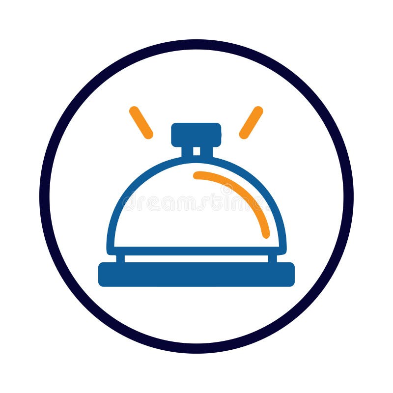 Bell, Hotel, Ring, Alarm, Sound, Hotel Bell Icon Stock Vector ...