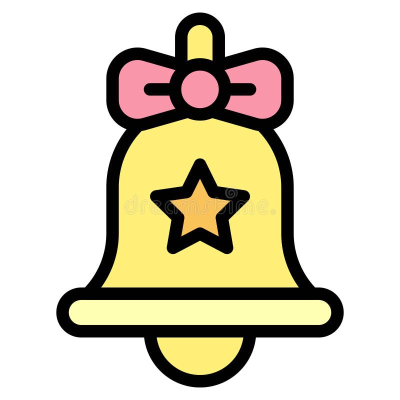 Bell Icon, Birthday Party Related Vector Illustration Stock Vector ...