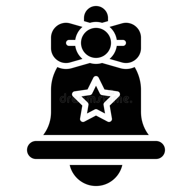 Bell Icon, Birthday Party Related Vector Illustration Stock Vector ...
