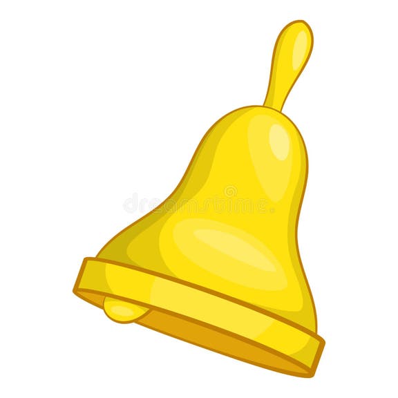 Bell icon, cartoon style stock vector. Illustration of bell - 78686775