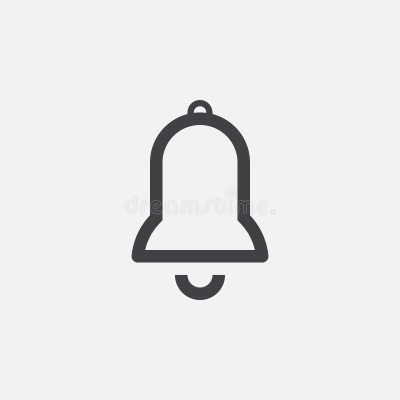 Bell Icon, Logo Illustration, Group Pictogram Isolated on White. Stock ...