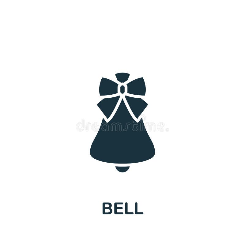 Bell Icon. Monochrome Simple Icon for Templates, Web Design and ...